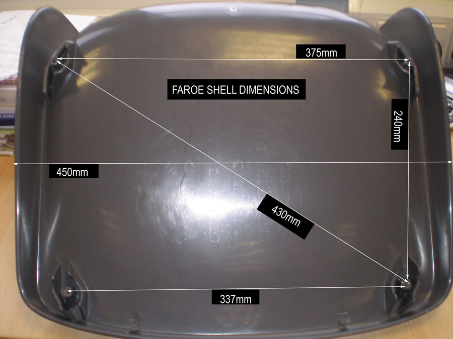 Faroe Plastic Chair Shell Only